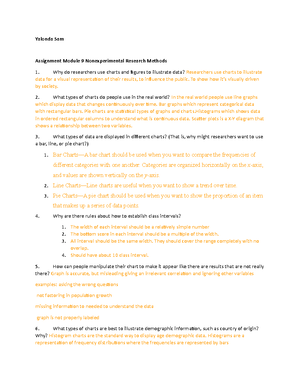 Assignment Survey Research - Yalonda Sam Nonexperimental Research ...