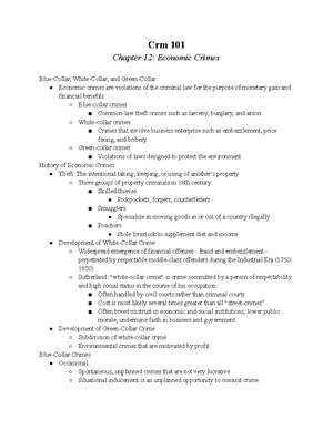Criminology Trait Theory - Chapter 5 Trait Theory Introduction to Trait ...