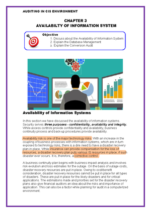 Chapter 2 Audit IN Computerized Environment - CHAPTER 2 AUDIT IN COMPUTERIZED ENVIRONMENT ...