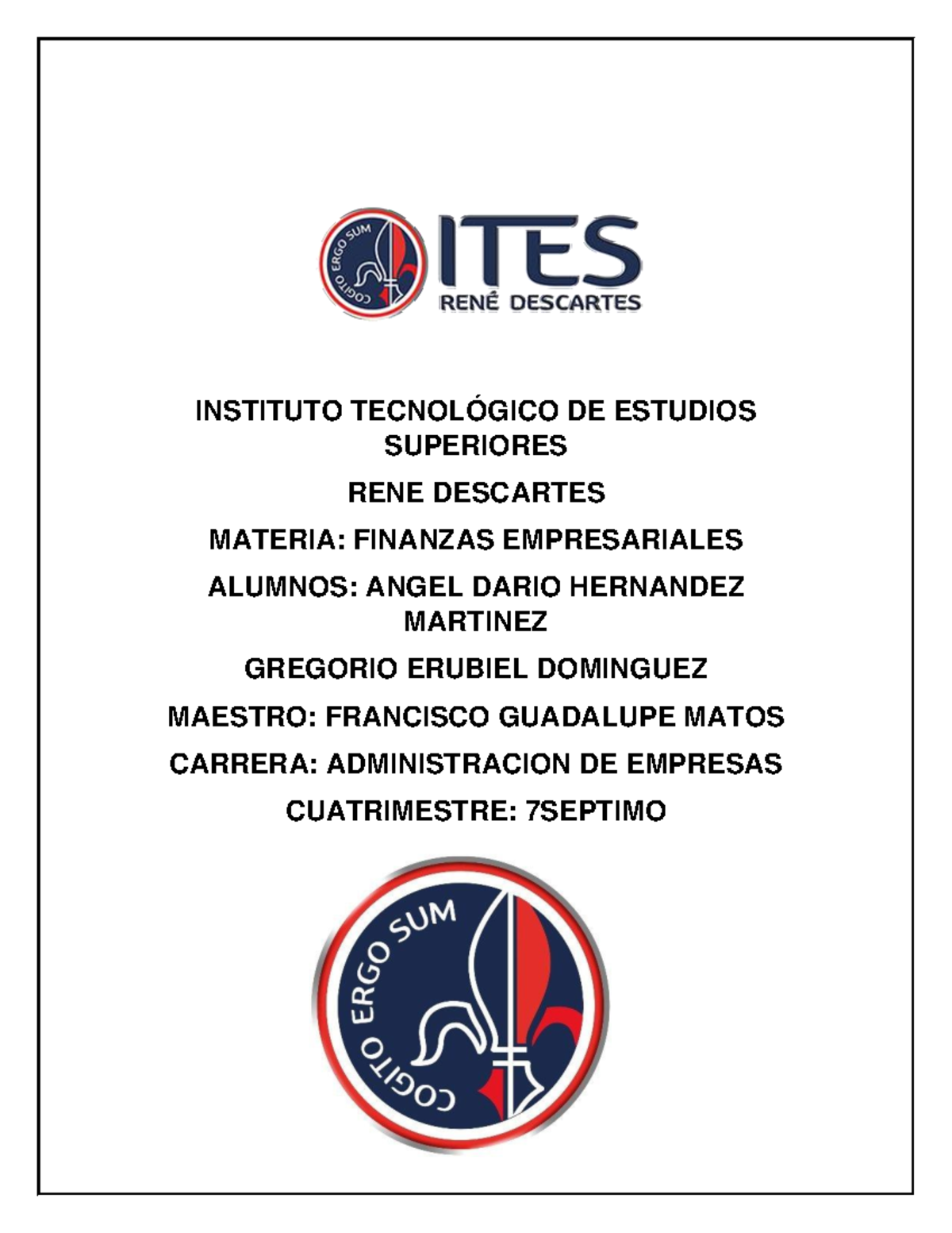 Act investigacion angel hernandez - INSTITUTO TECNOLÓGICO DE ESTUDIOS ...