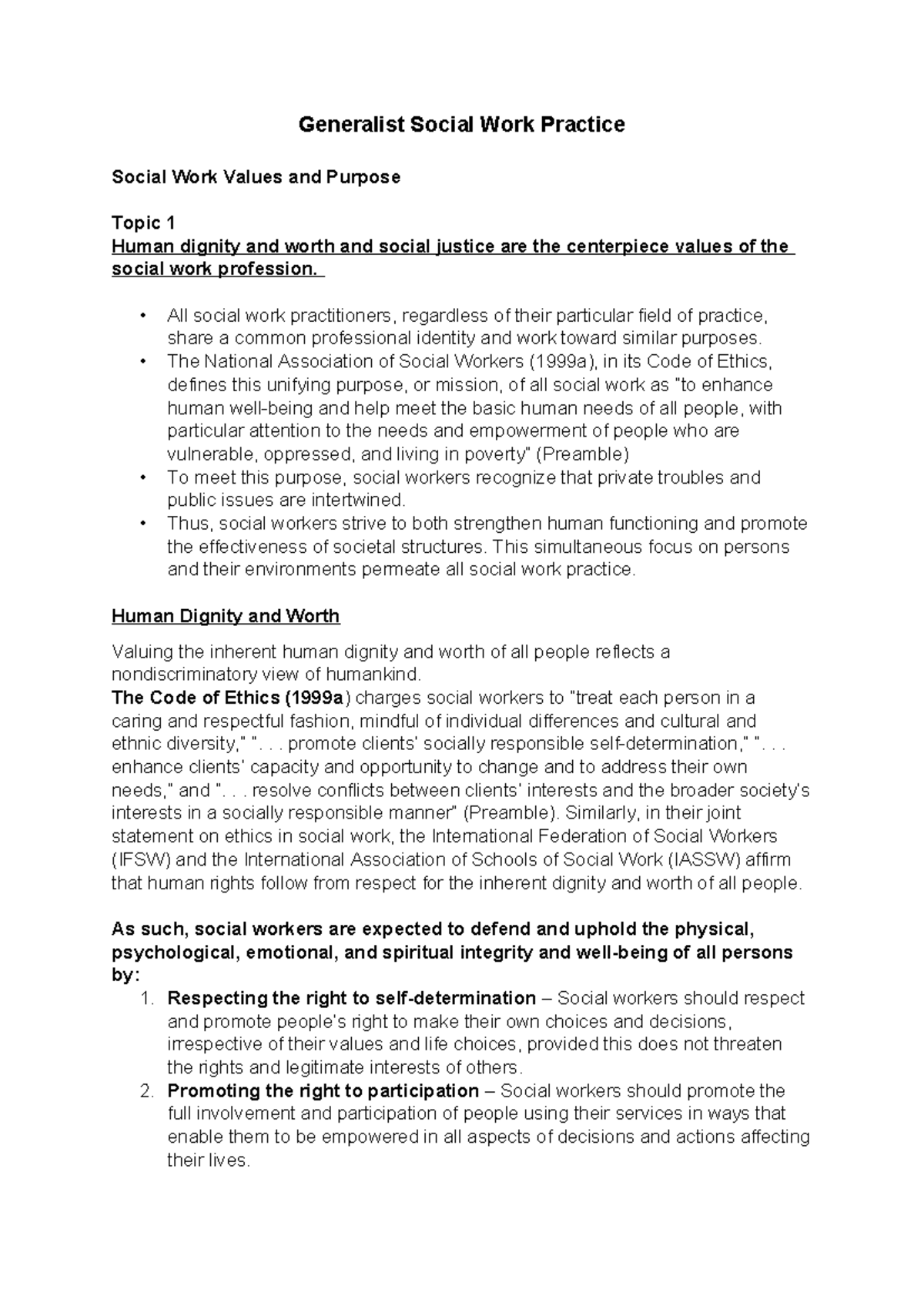 Generalist Social Work Practice - Generalist Social Work Practice ...