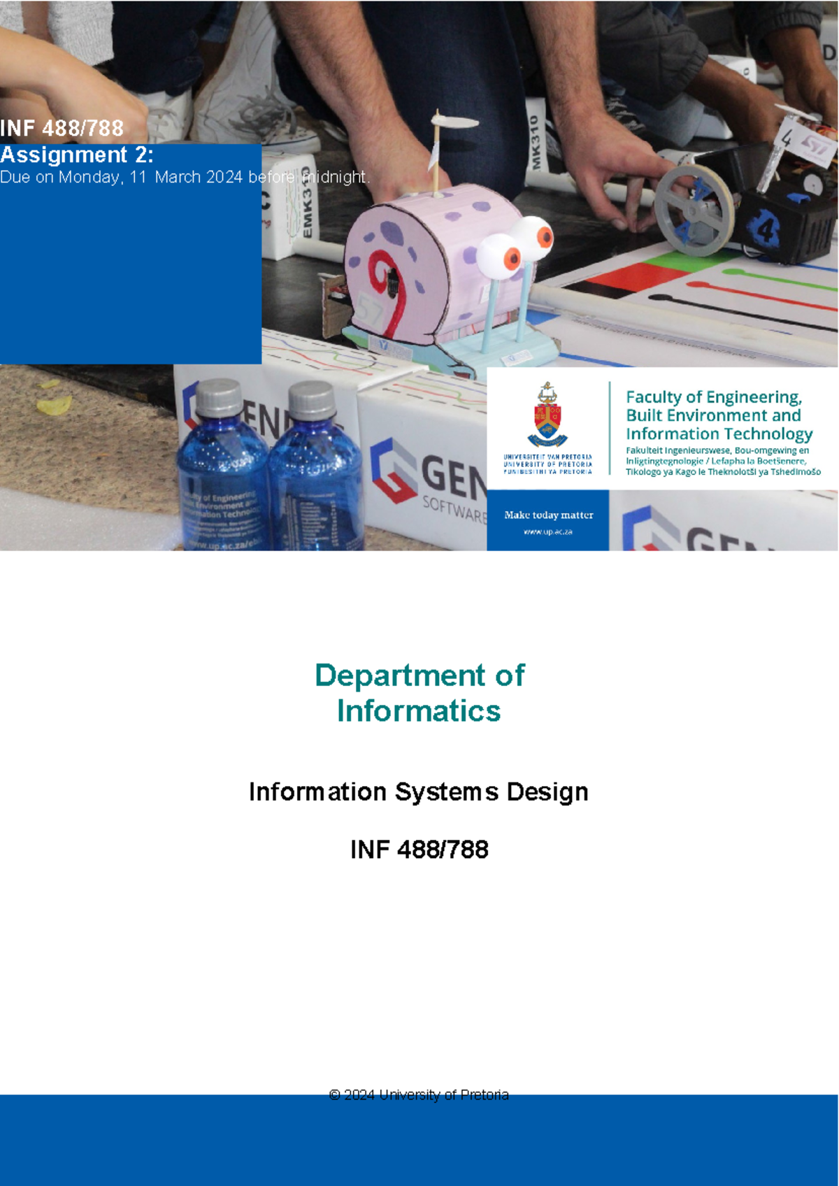 INF 788 2024 Post Lecture Assignment 2 - INF788 - INF 488/ Assignment 2 ...