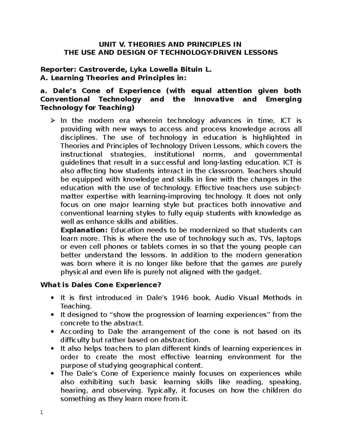 UNIT-V.- Theories-AND- Principles-IN-THE-USE-AND- Design-OF- Technology ...