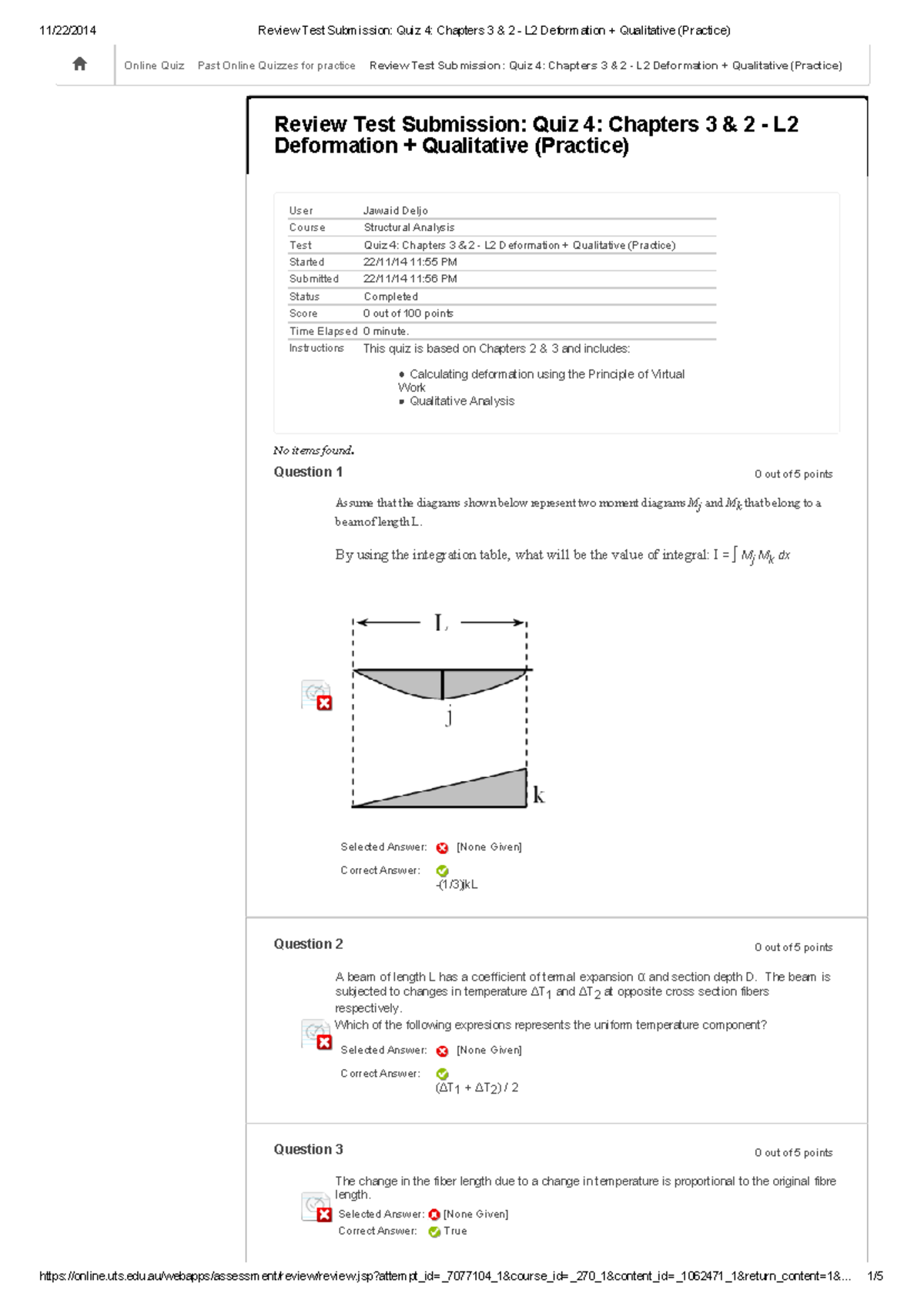 04-3 - Structural Quiz - H Online Quiz Past Online Quizzes for practice ...