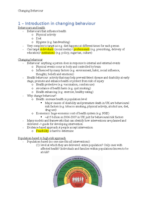 Principles of Public Health