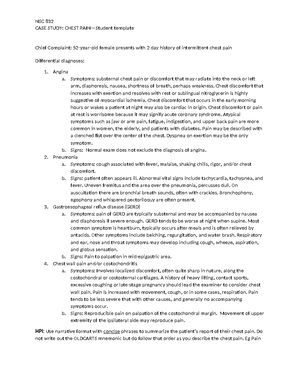 SOAP Note Template Handout - SOAP Note Template Beth Killian DNP, APRN ...