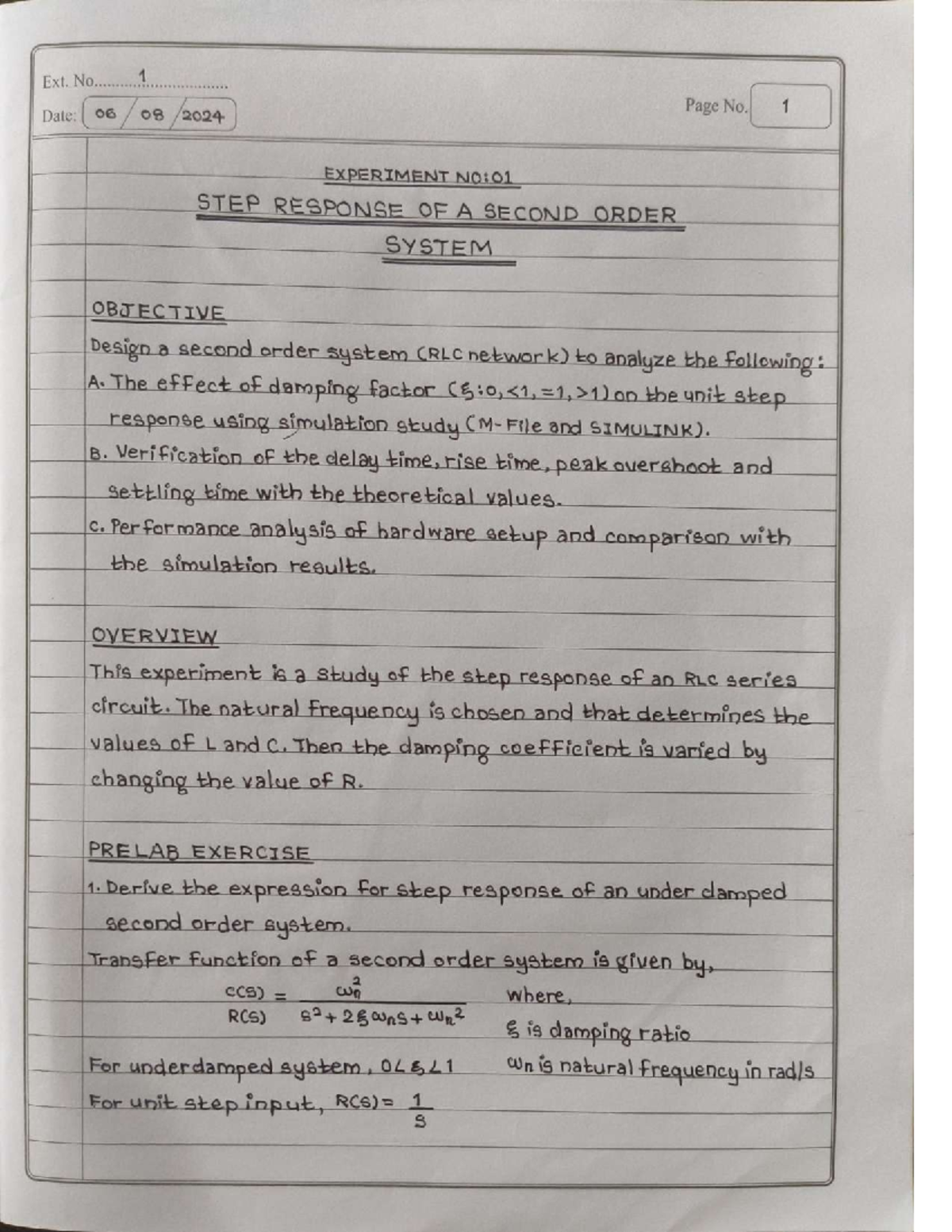 ACS Record upto 10exp-1 - Ext. No 1 Date: Page No. 1 EXPERIMENT NO:01 ...