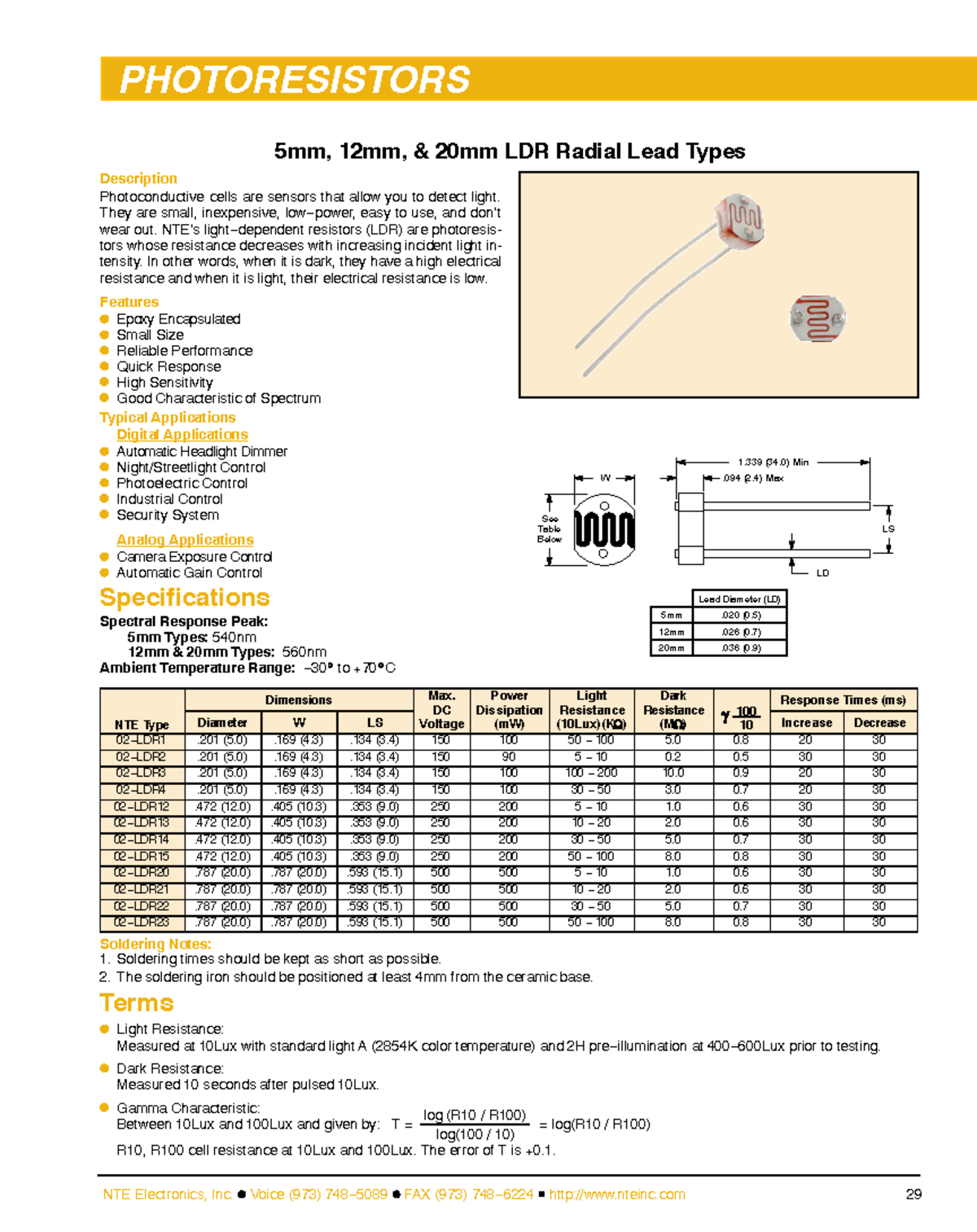 LDR-Series - T = log (R10 / R100) log(100 / 10) = log(R10 / R100 ...