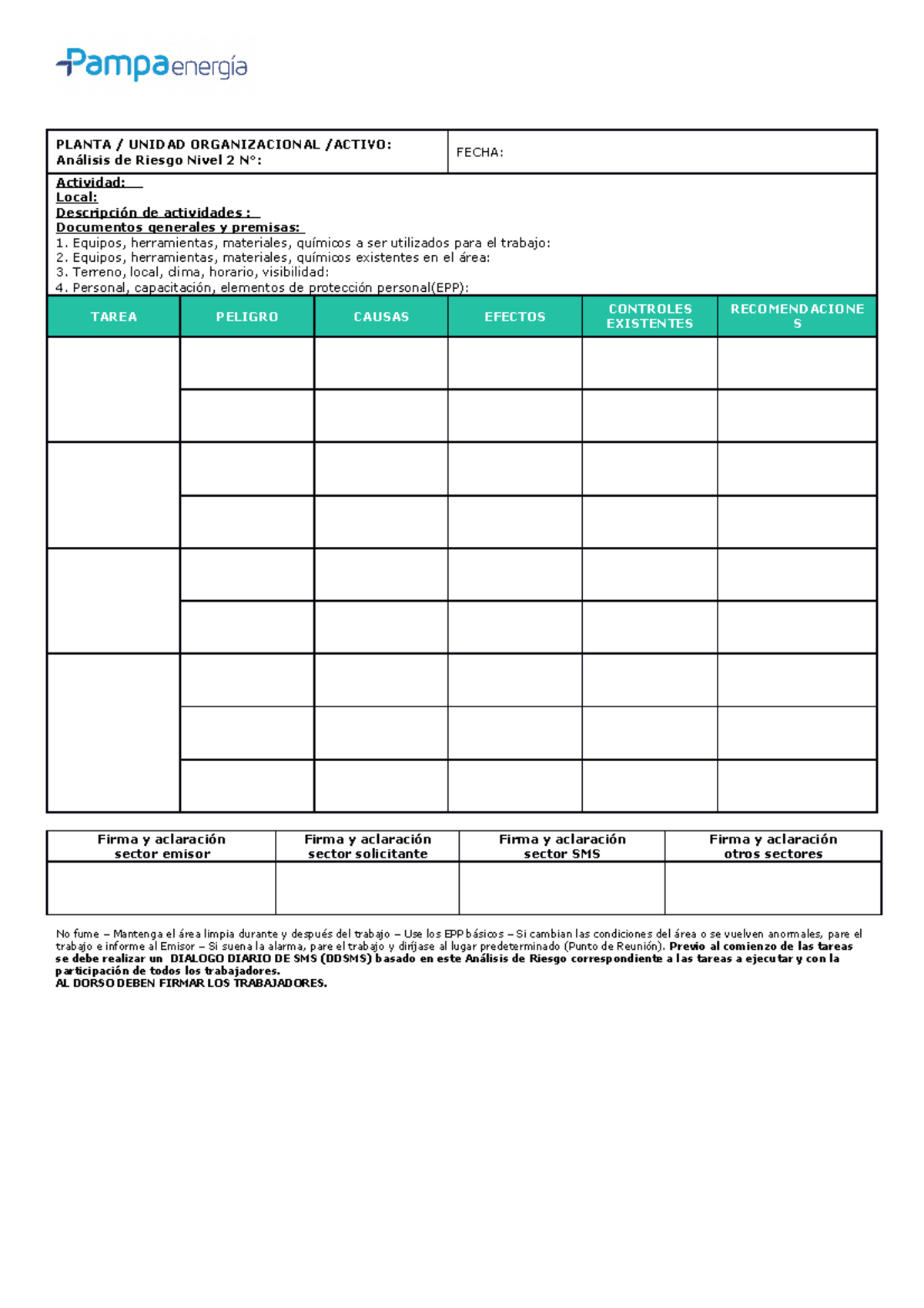 Anexo B2 - AR2 rev4 - cvxb - PLANTA / UNIDAD ORGANIZACIONAL /ACTIVO ...