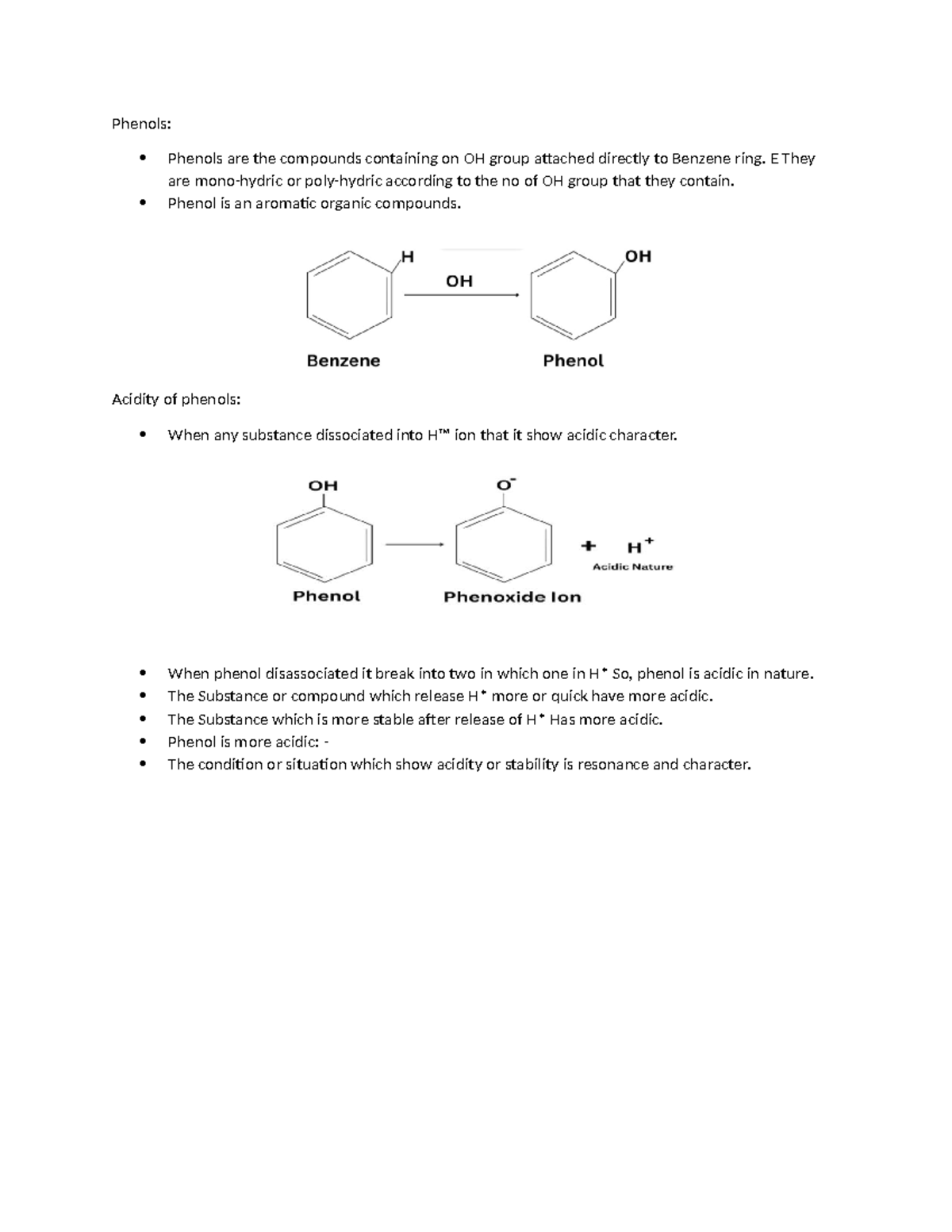 UNIT II - Pharmaceutical organic chemistry-2 Unit - 2 - Phenols ...