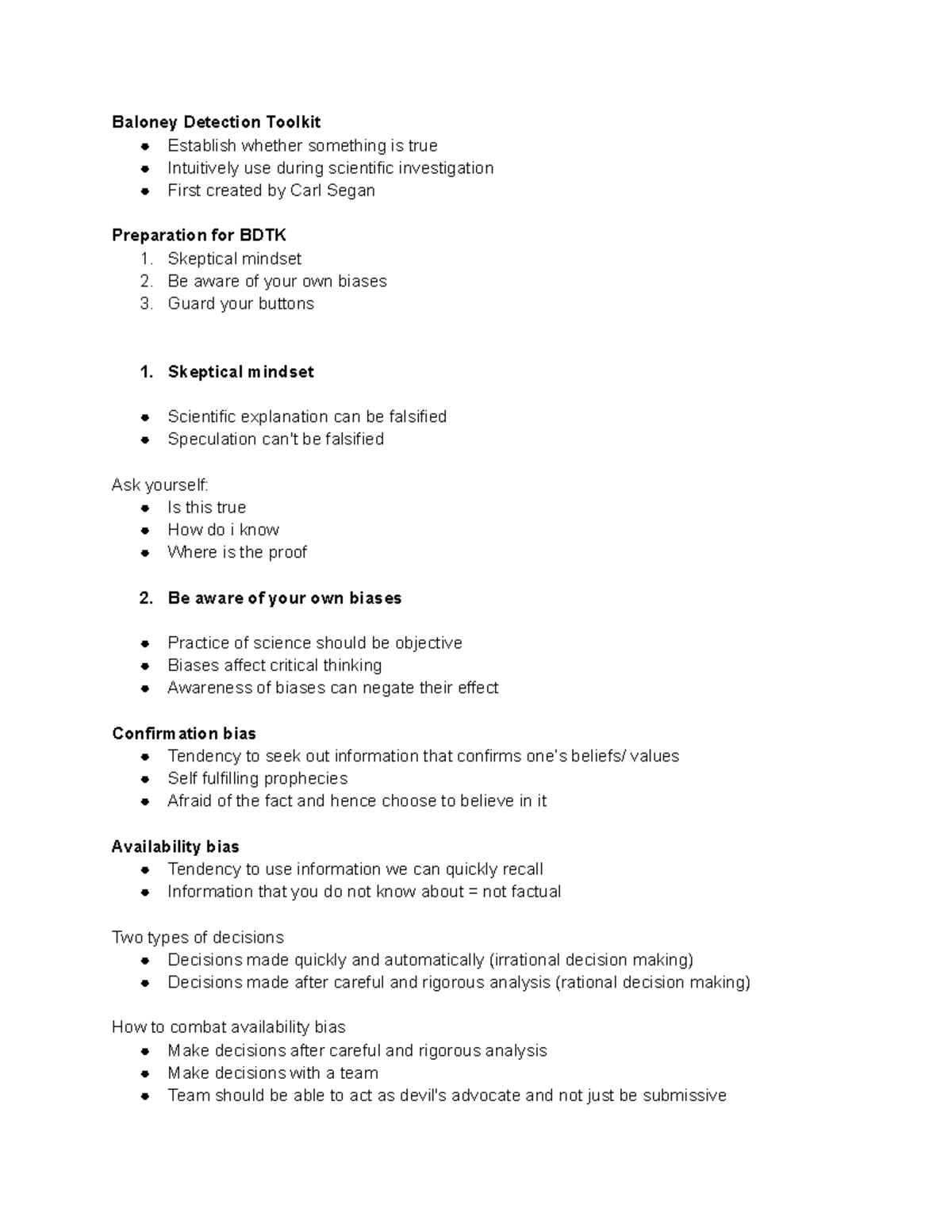 2) HSI Lecture 2 Notes - Baloney Detection Toolkit Establish whether ...
