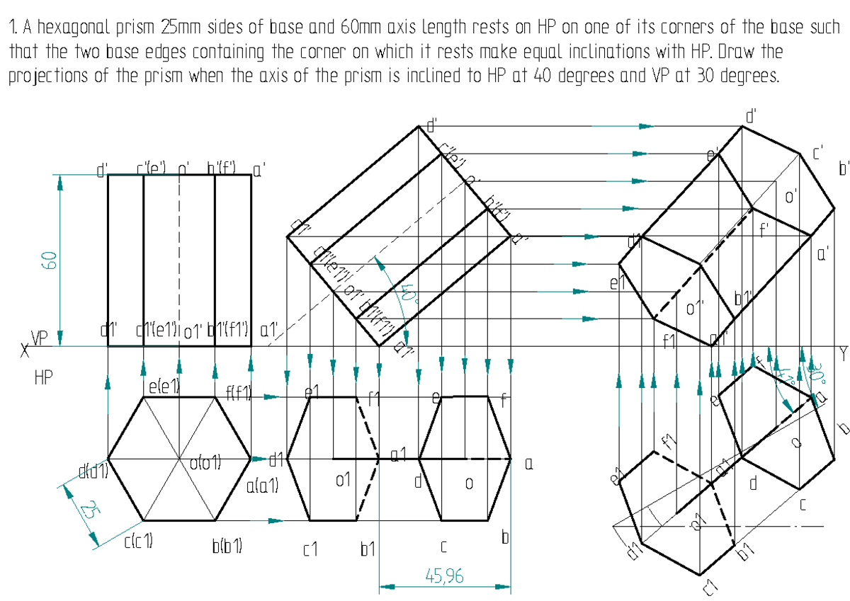 Cad - Problems - d(d1) c(c1) b(b1) f(f1) e(e1) d1' c1'(e1') b1'(f1') a1 ...