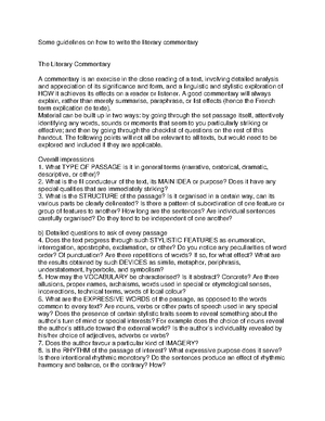 Seven-Step Analysis - How to analyse a poem . - Adapted from: The Write ...