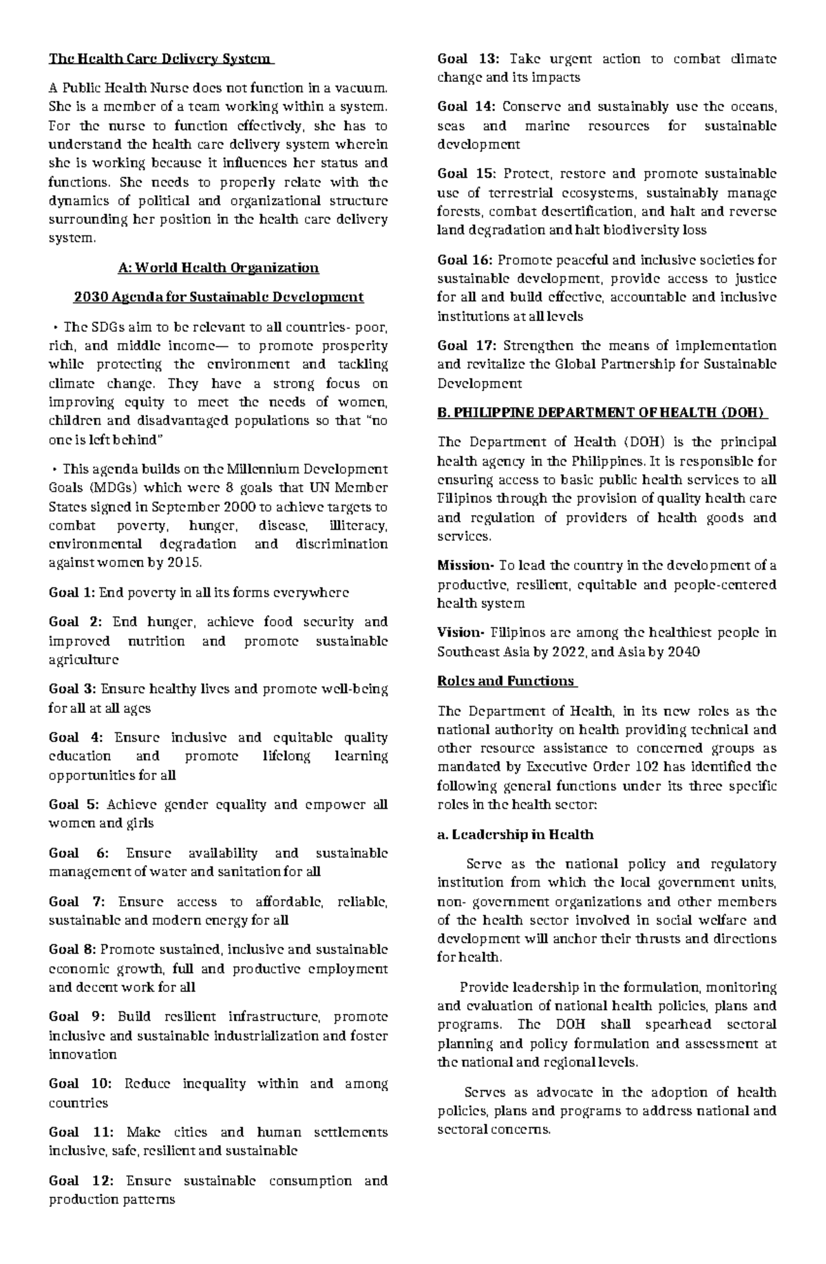 Module 2 The Health Care Delivery System rev - The Health Care Delivery ...