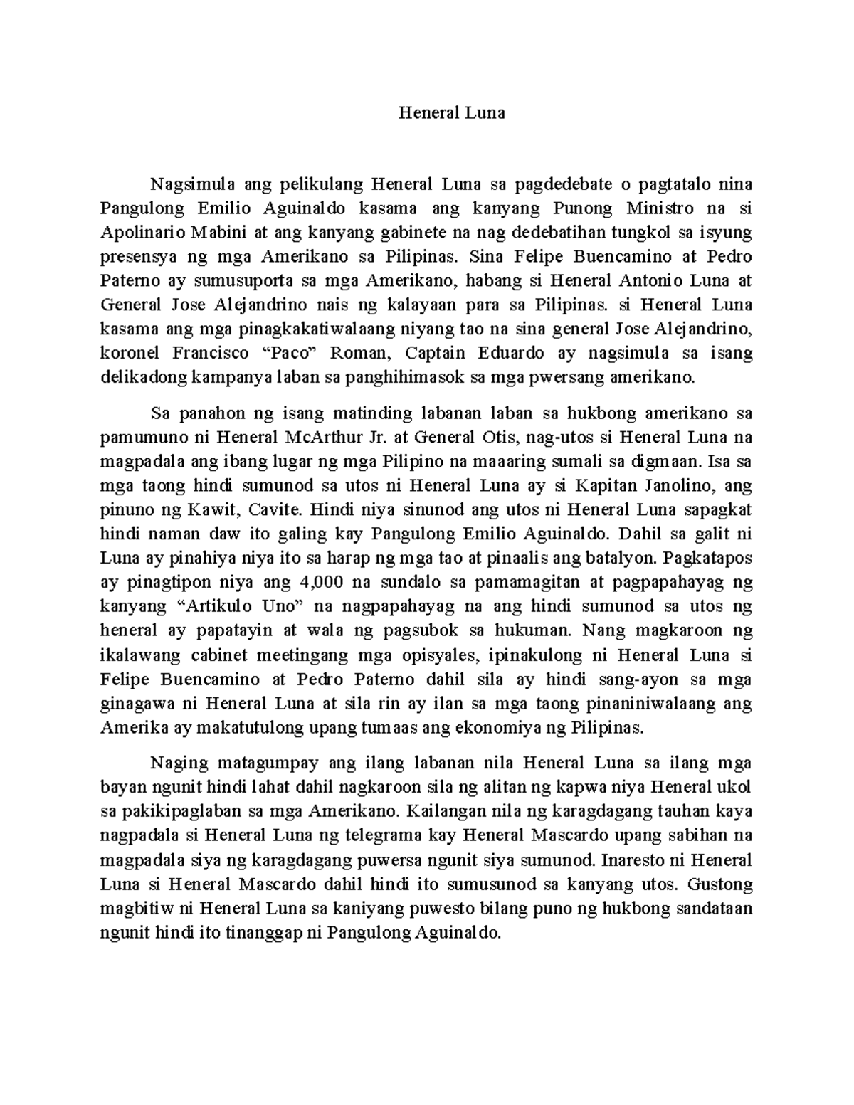 Heneral-LUNA - luna details - Heneral Luna Nagsimula ang pelikulang ...