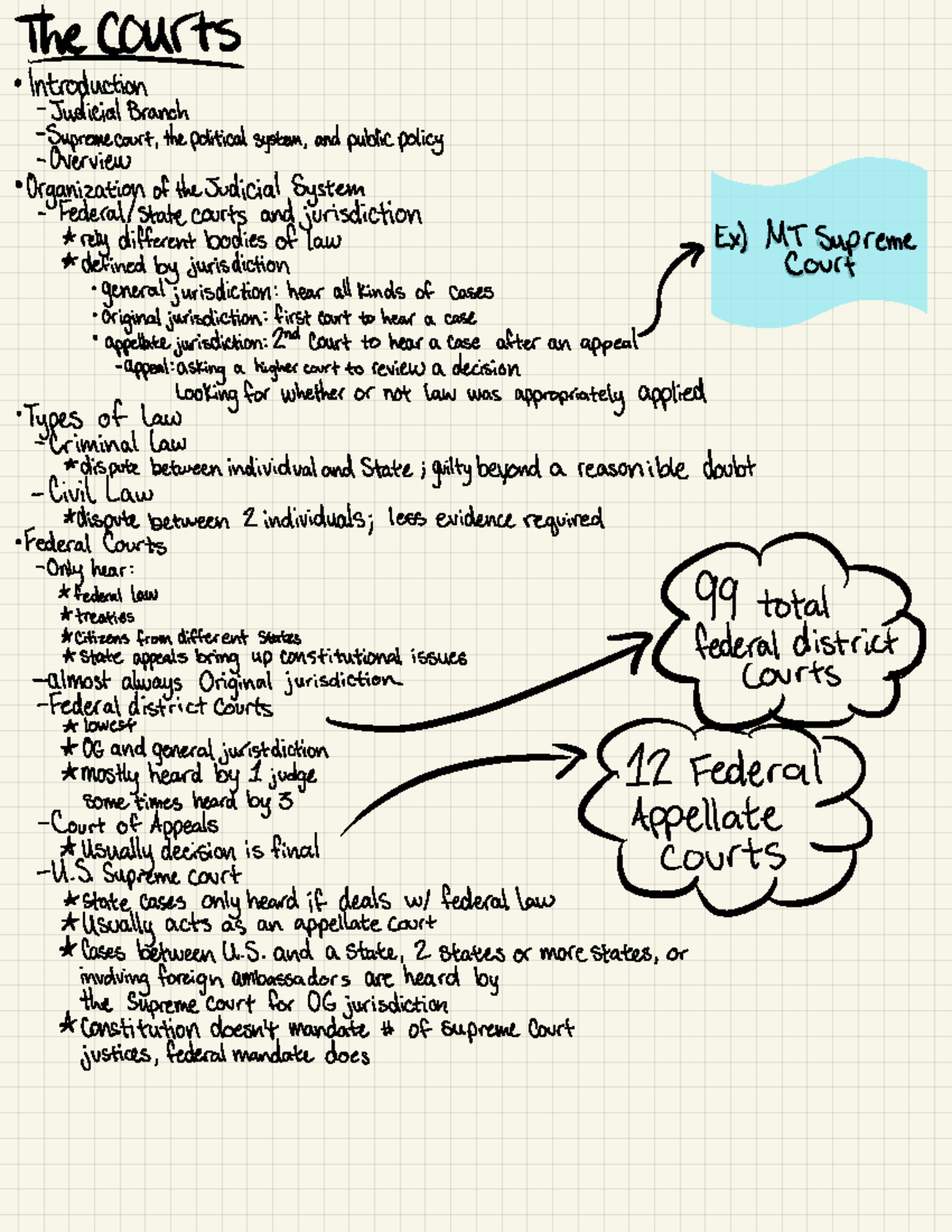 American Government- Courts - PSCI 210IS - MSU - Studocu