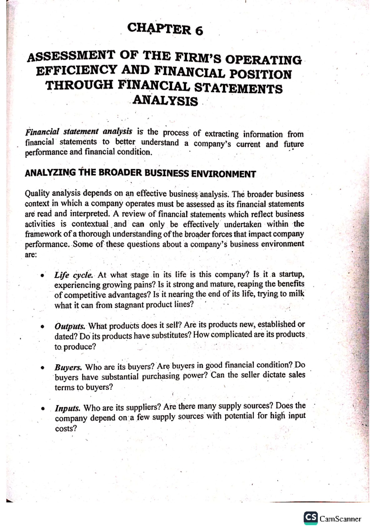 Chapter 6 - acc - Accountancy - Studocu