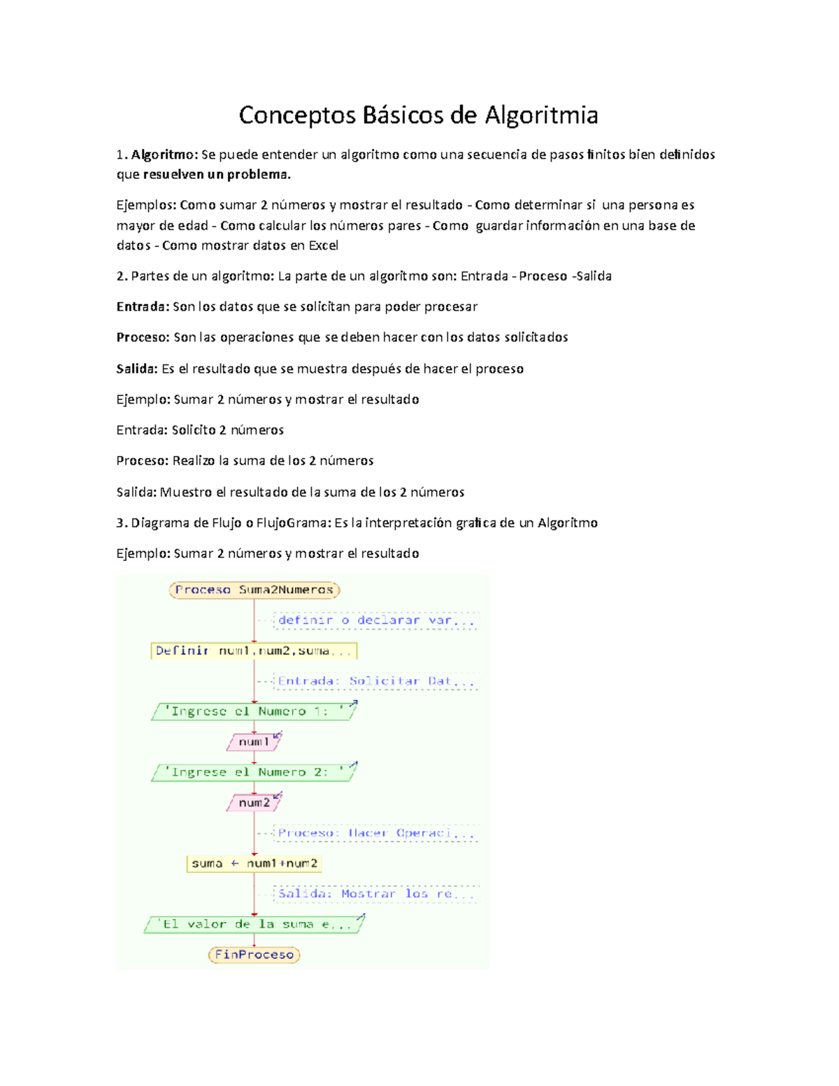 Algortimia Basica ADSO - Conceptos Básicos de Algoritmia Algoritmo: Se puede entender un ...