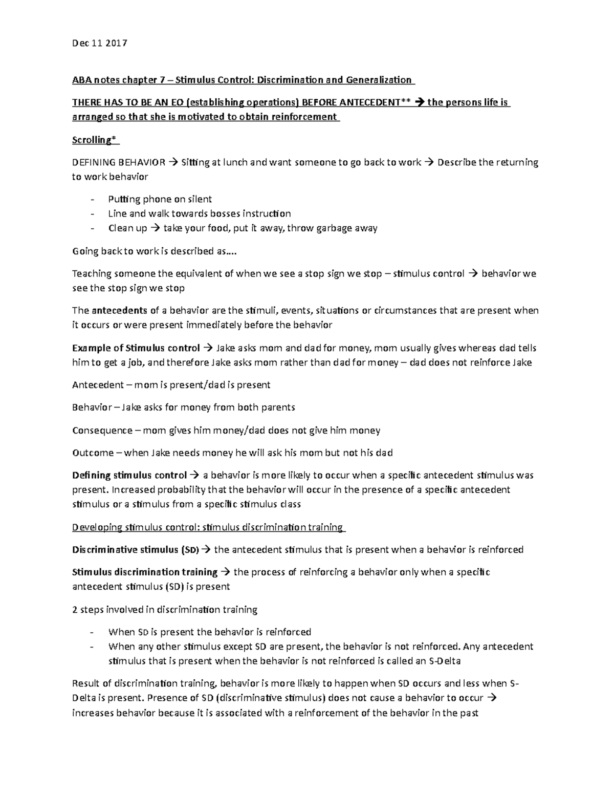 ABA notes chapter 7 - Dec 11 2017 ABA notes chapter 7 – Stimulus ...