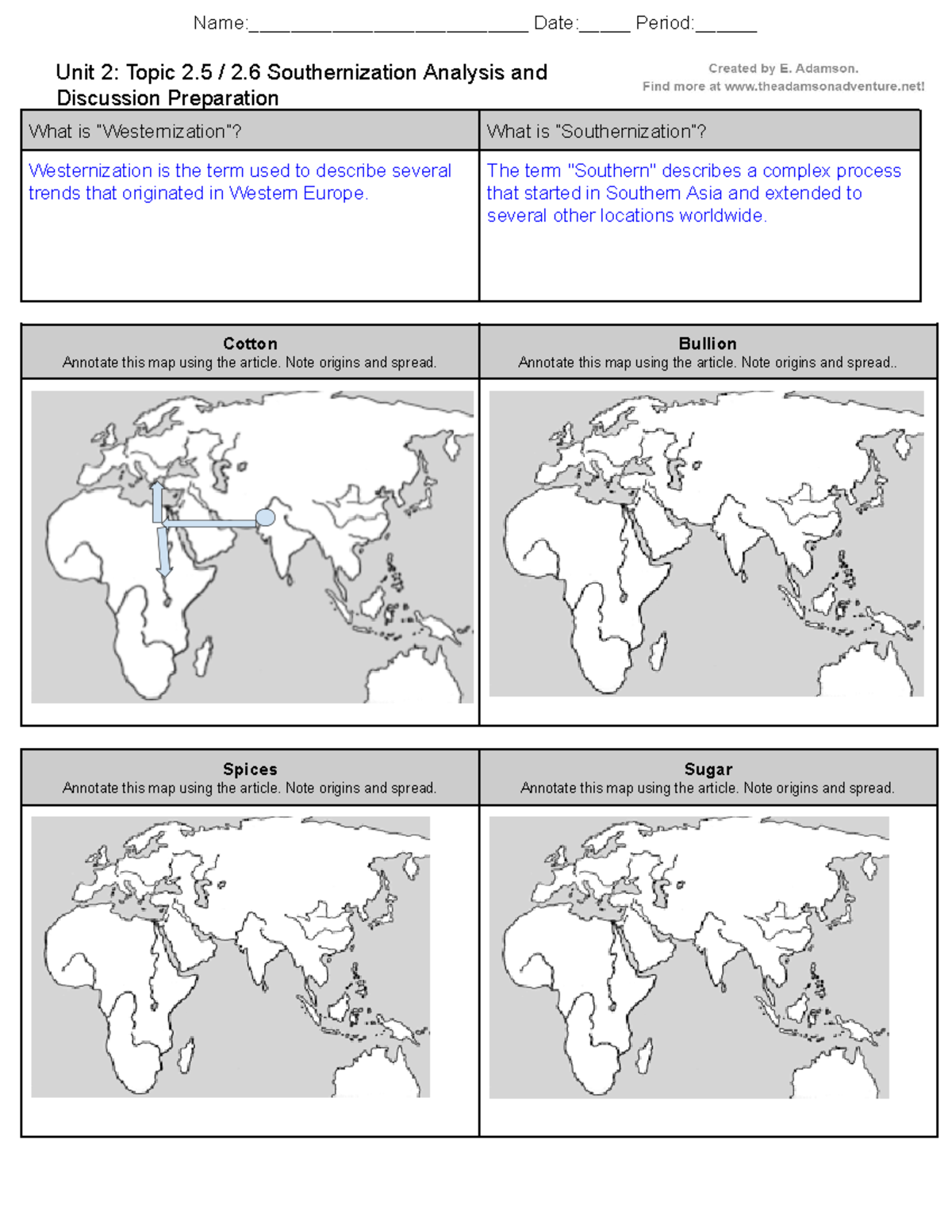 Elijah Larry - Secondary Source Analysis - Southernization - Studocu