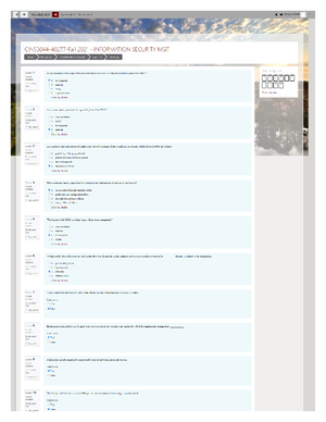 Quiz 6 - quiz 6 - CINS 3044 - Studocu