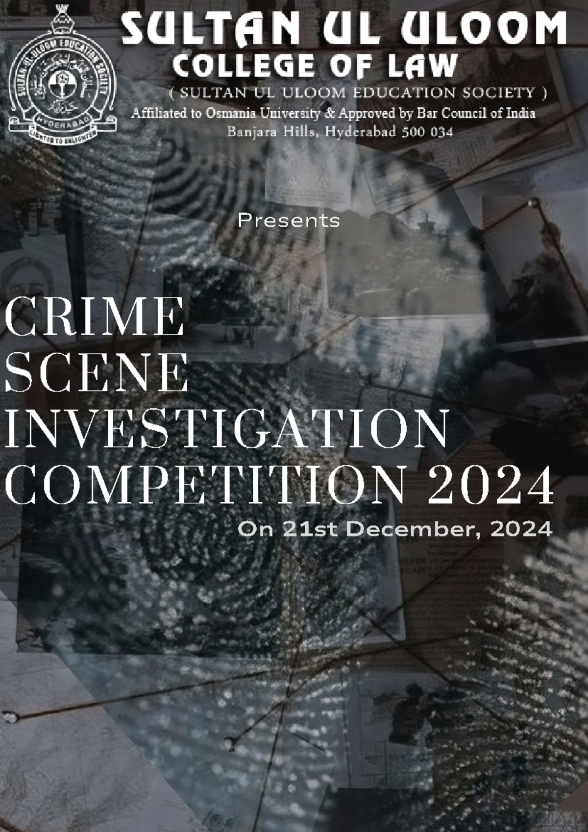 CSI Brochure - ..... - On 21st December, 2024 CRIME SCENE INVESTIGATION ...