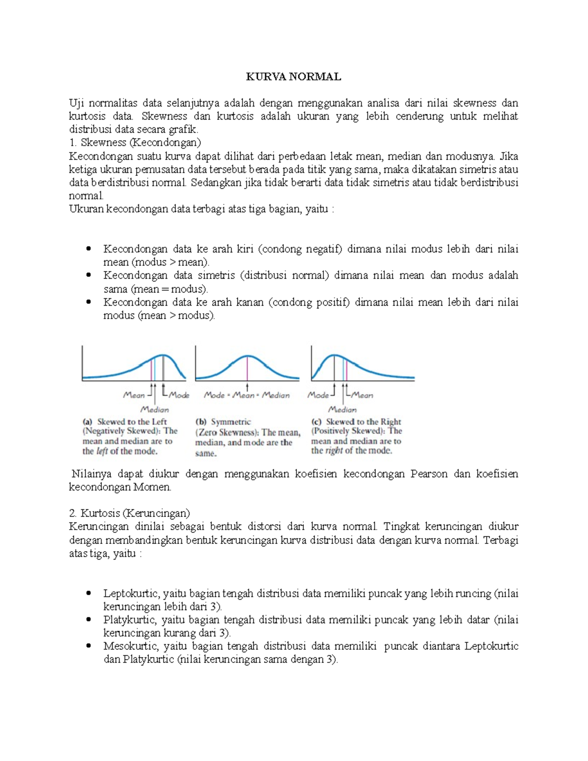 Tm 9 kurva normal - statistika - KURVA NORMAL Uji normalitas data ...