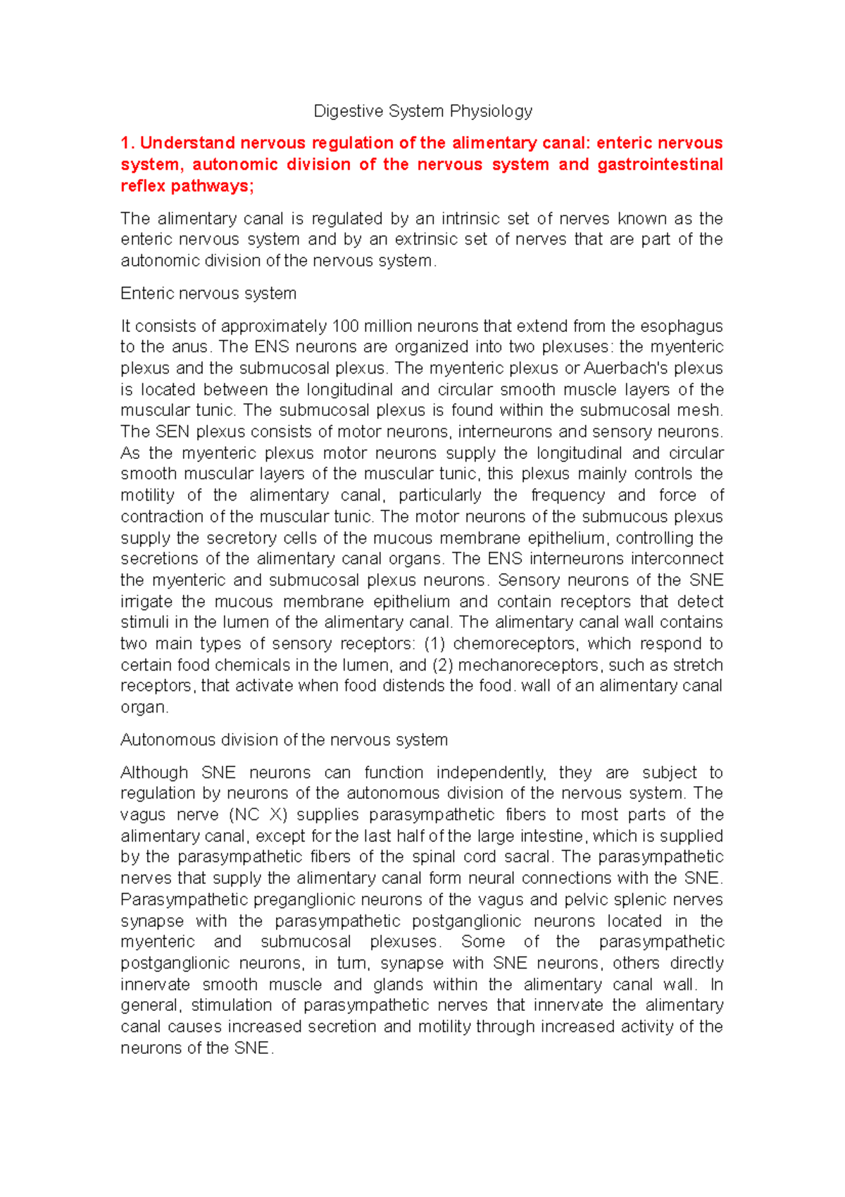 Digestive System Physiology - Digestive System Physiology Understand ...
