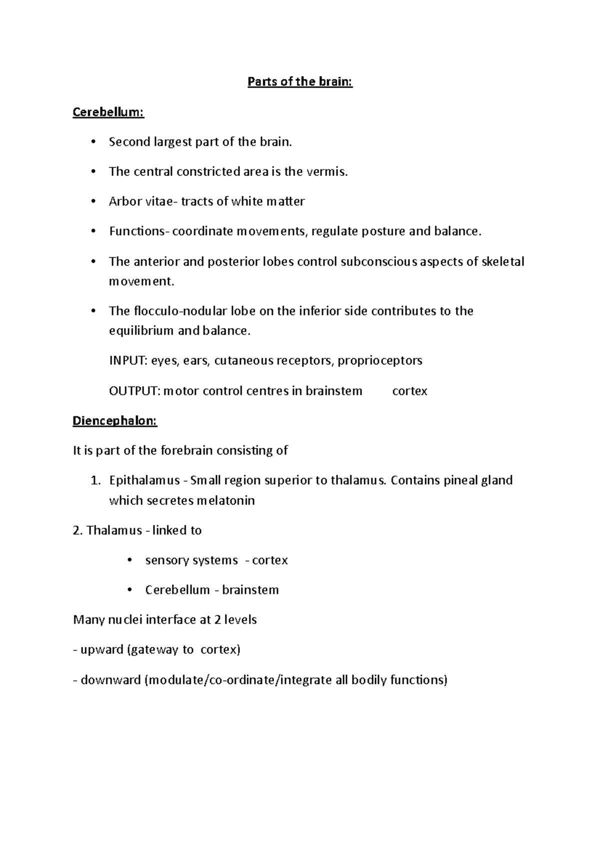 parts-of-the-brain-lecture-notes-1-parts-of-the-brain-cerebellum