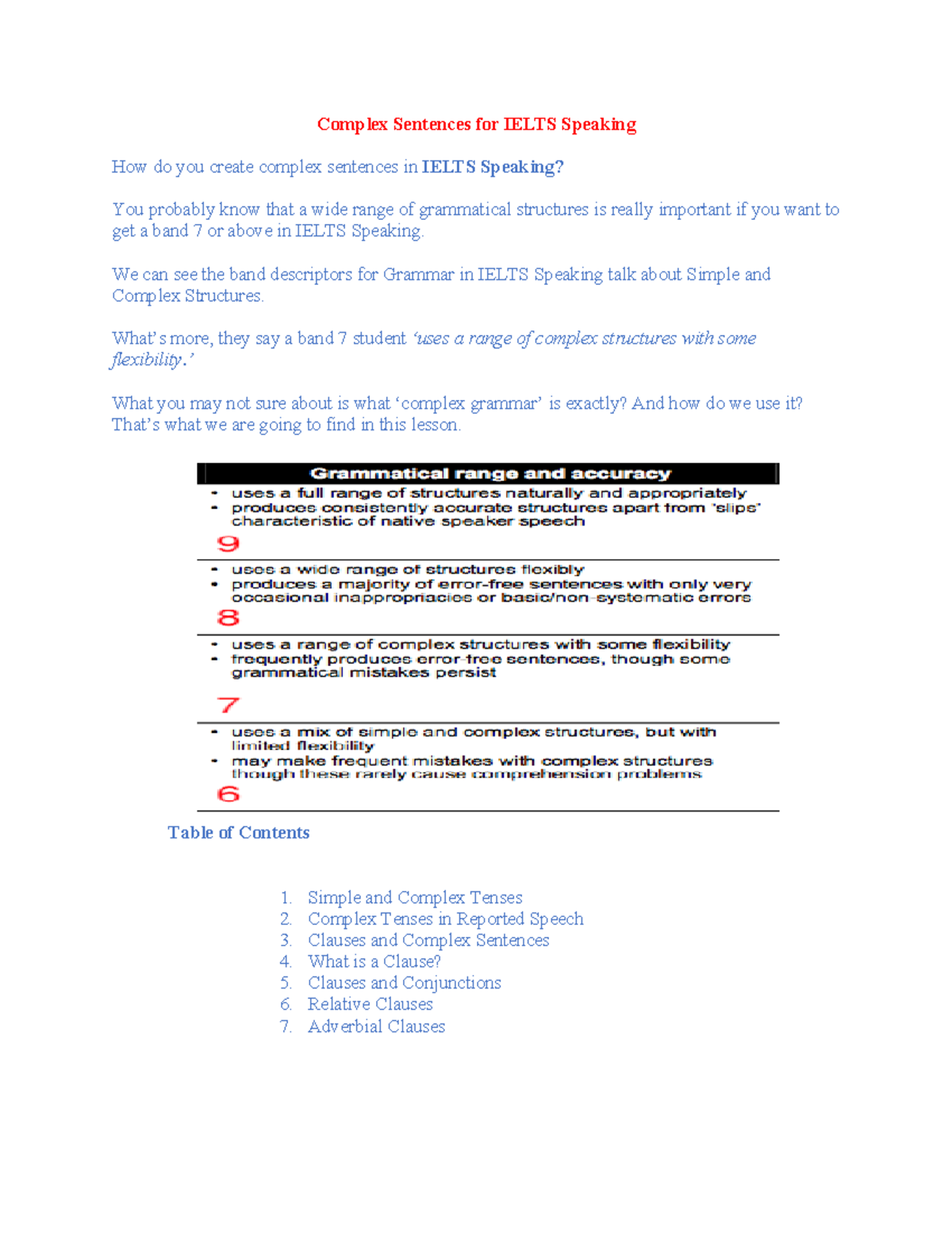 567941653 Complex Sentences for Ielts Speaking - Complex Sentences for ...