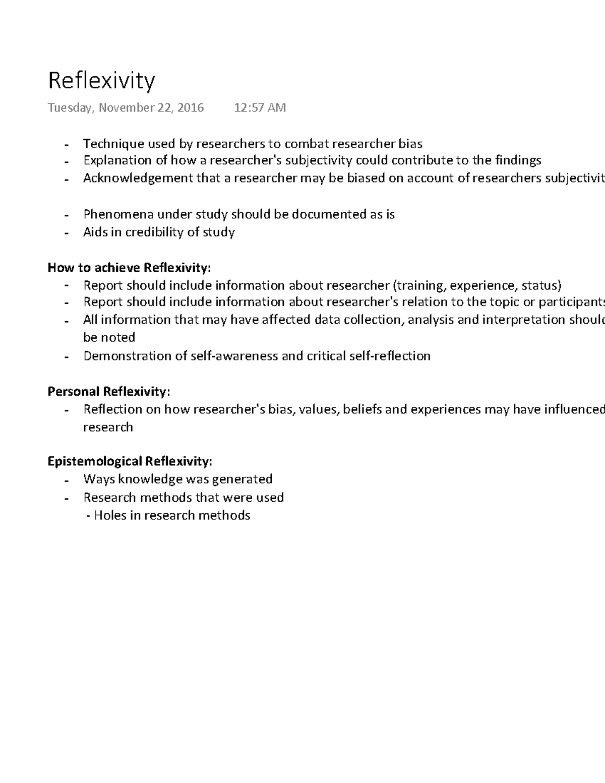 Pap7 - Writing notes - Technique used by researchers to combat ...
