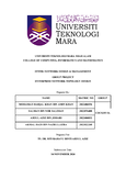 Network Design and Development - ITT550 - UiTM Shah Alam - Studocu