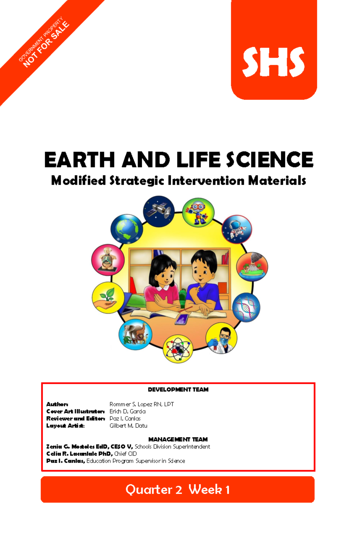 Earth-AND-LIFE- Science Module 1 WEEK1 - Quarter 2 Week 1 EARTH AND ...