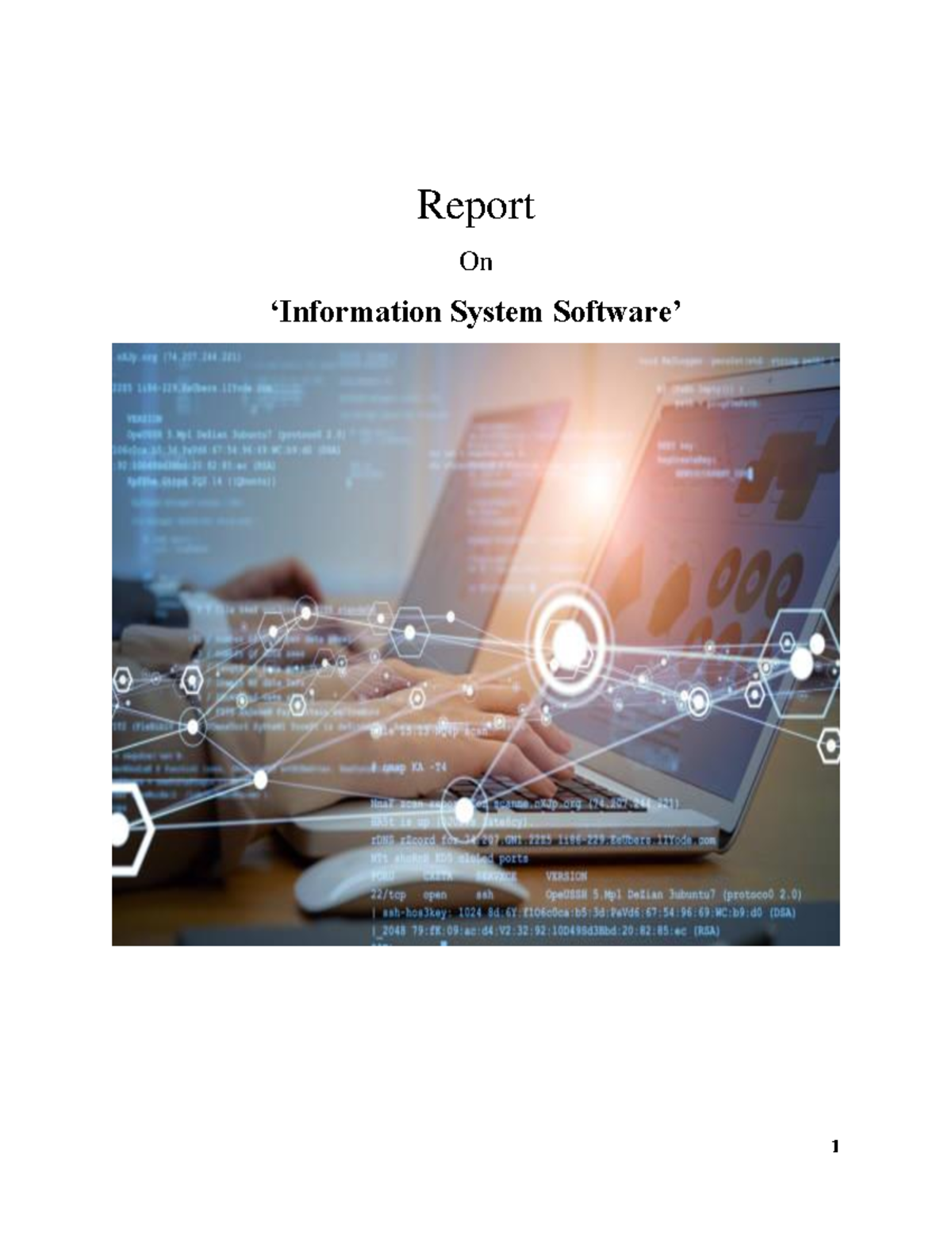 Chapter 5 - Enjoy - Report On ‘Information System Software’ 1. Letter ...