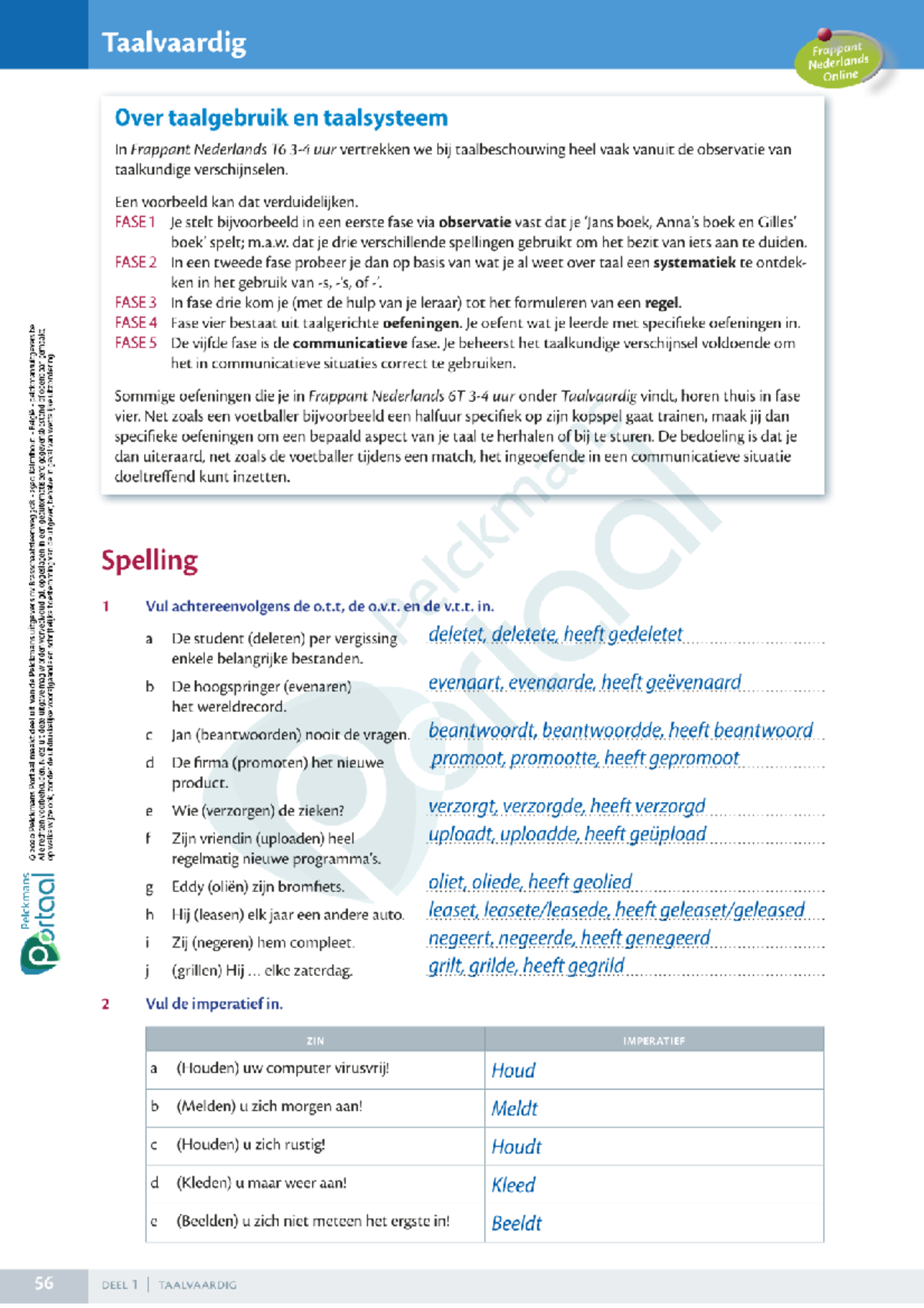 D1 Taalvaardig CM - Ingevulde cursus Frappant - Nederlands - Studocu