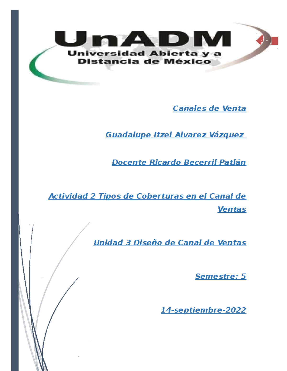 GCAV U3 A2 GUAV - Unidad 3 Actividad 2 - Canales de Venta Guadalupe ...