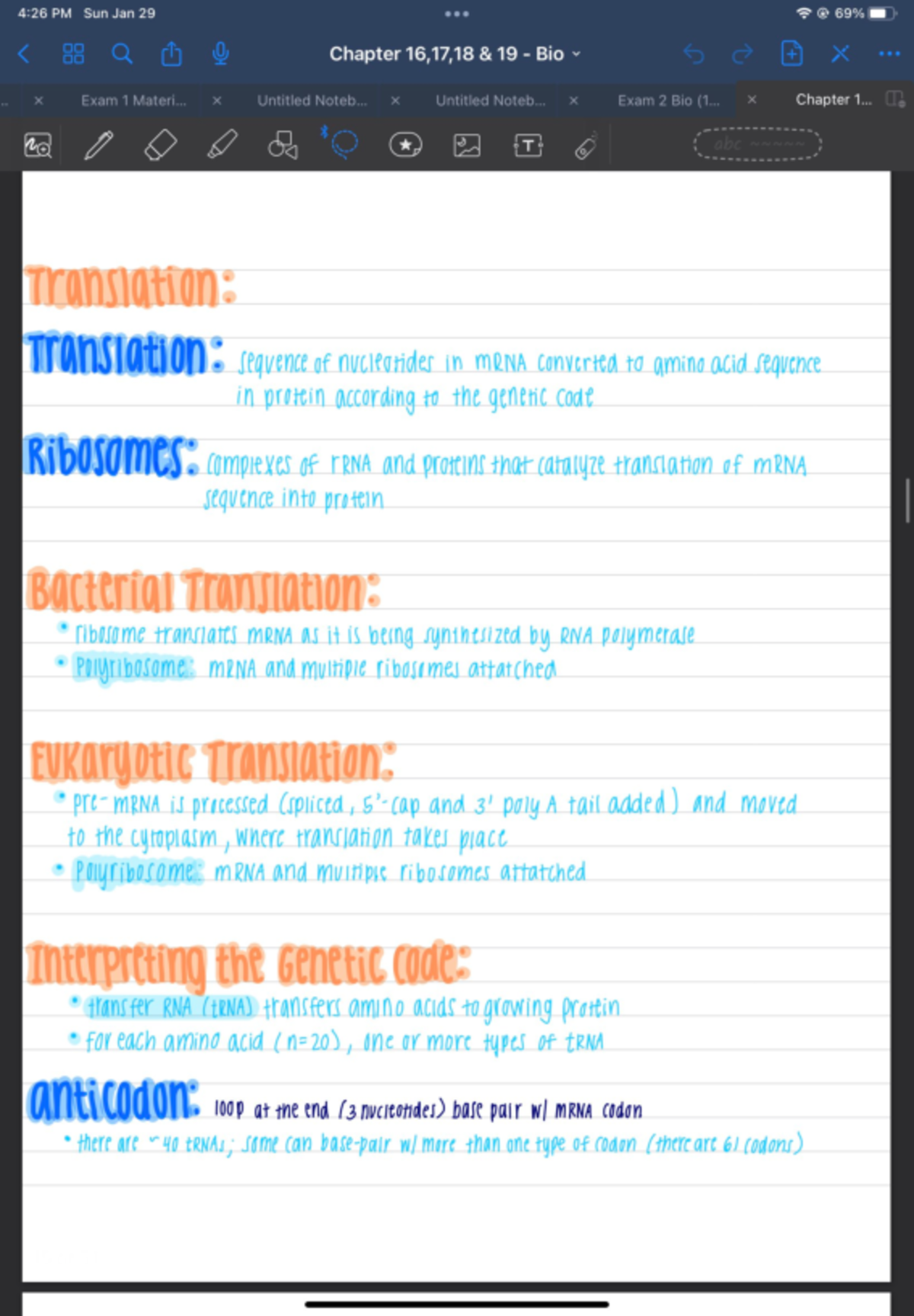 Chapter 17 Notes - BI 111 - Studocu