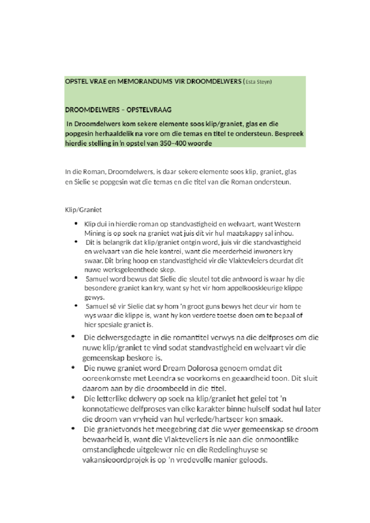 Droomdelwers langvrae - o Die see is 'n simbool van verandering en die ...