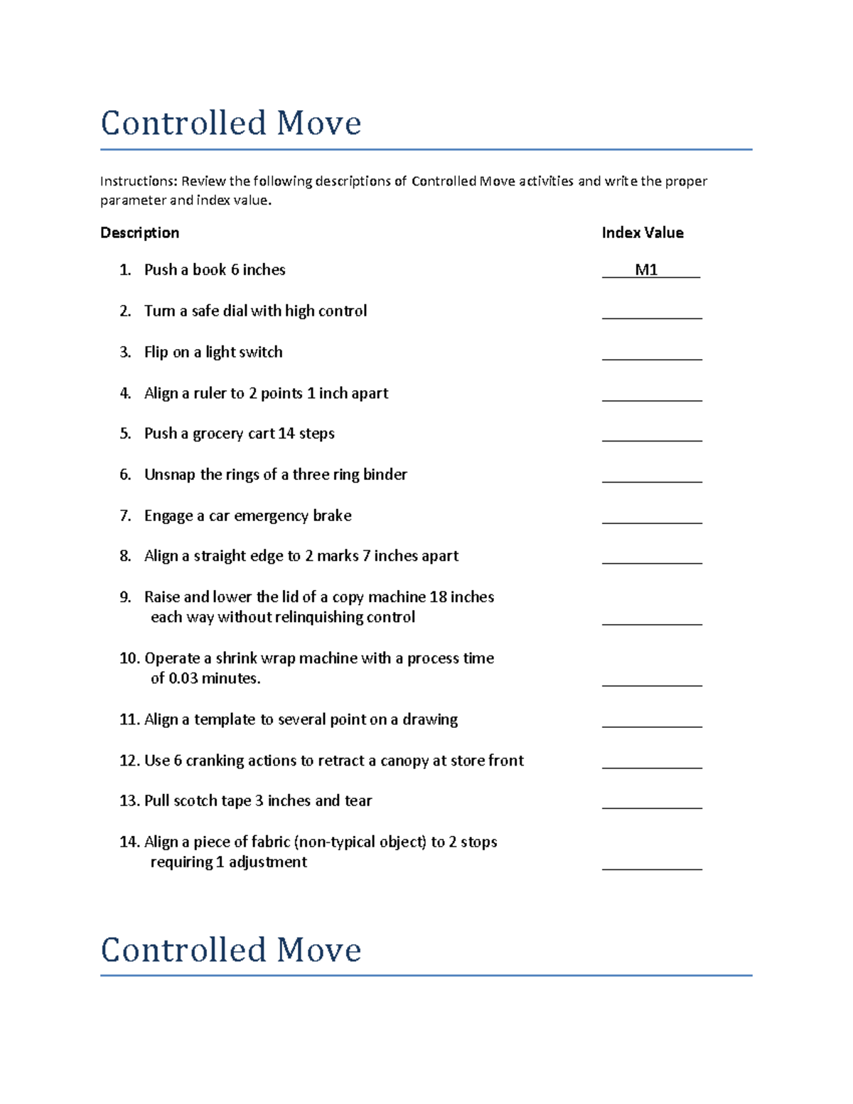 Documento PDF 5 - Apunte - Controlled Move Instructions: Review the ...