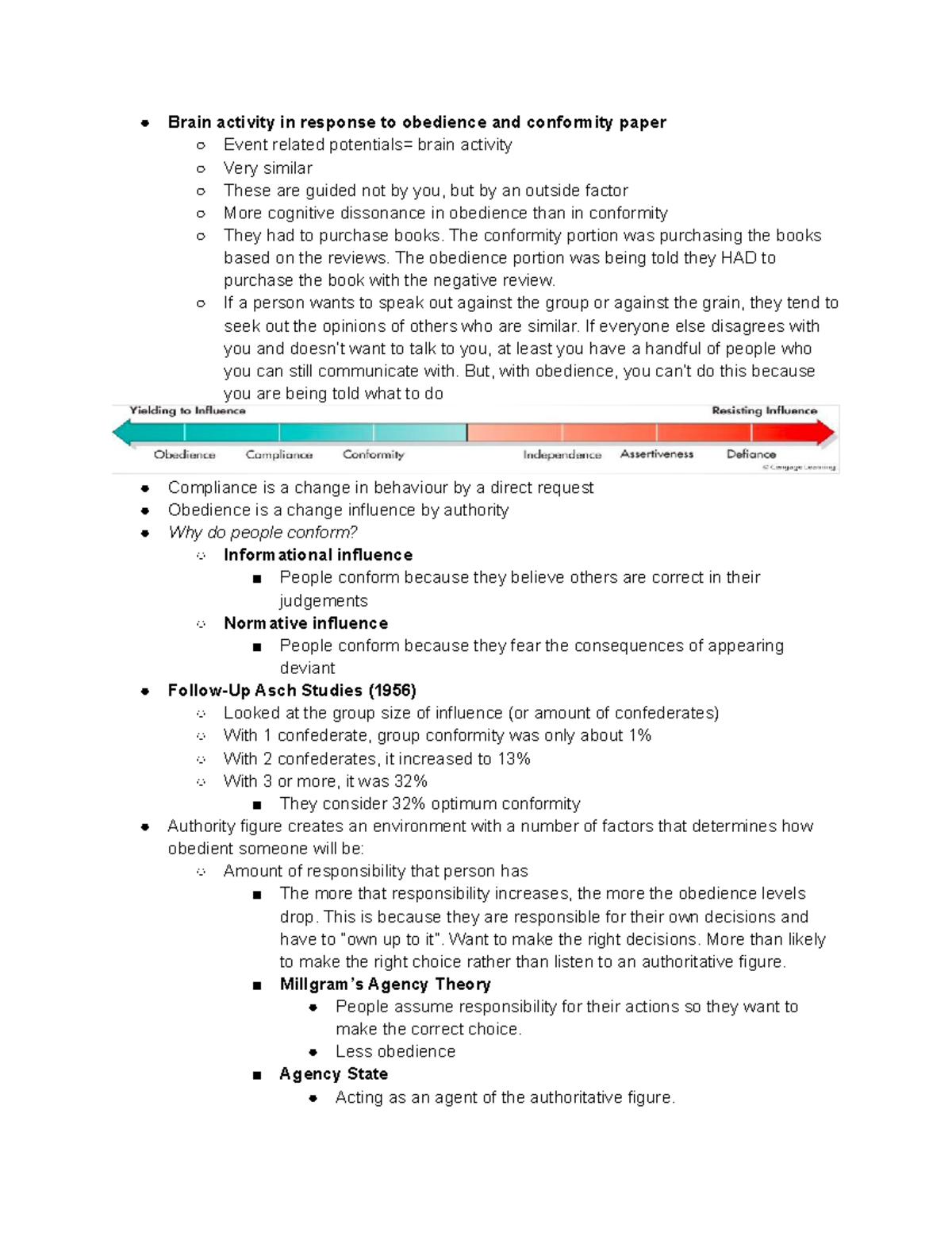 Social Psych- Obedience - Brain activity in response to obedience and ...