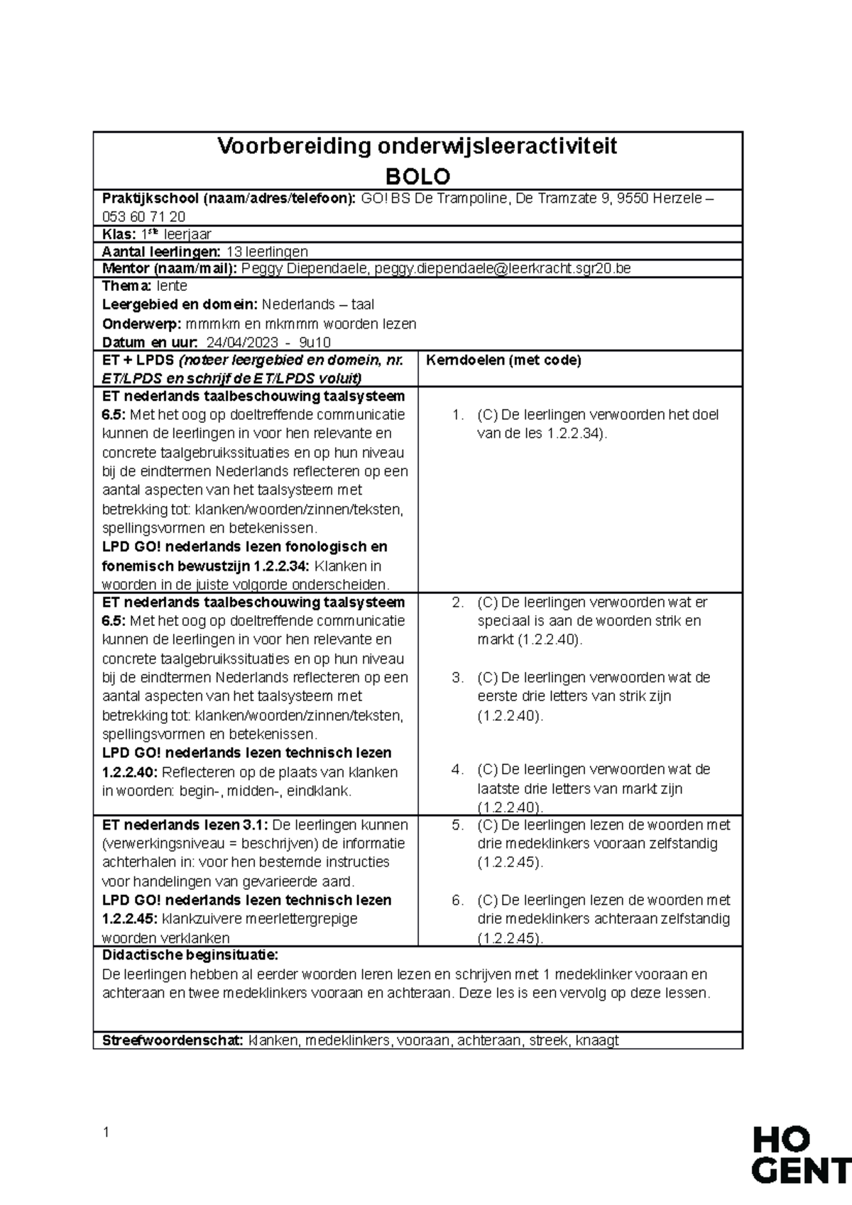 Nederlands taal mmmkm en mkmmm woorden lezen - Voorbereiding ...