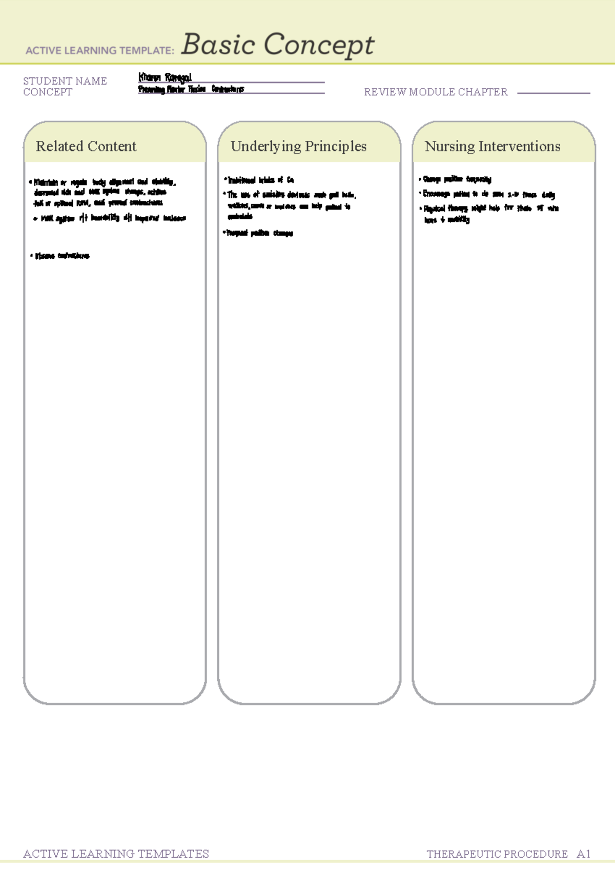 Basic Concept form - Ati - STUDENT NAME CONCEPT REVIEW MODULE CHAPTER ...