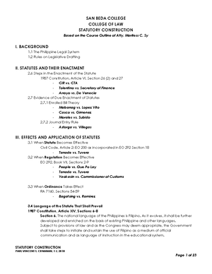 Constitutional Law 1 - Case Digests and notes - CAS CONSTI CASE DIGESTS ...