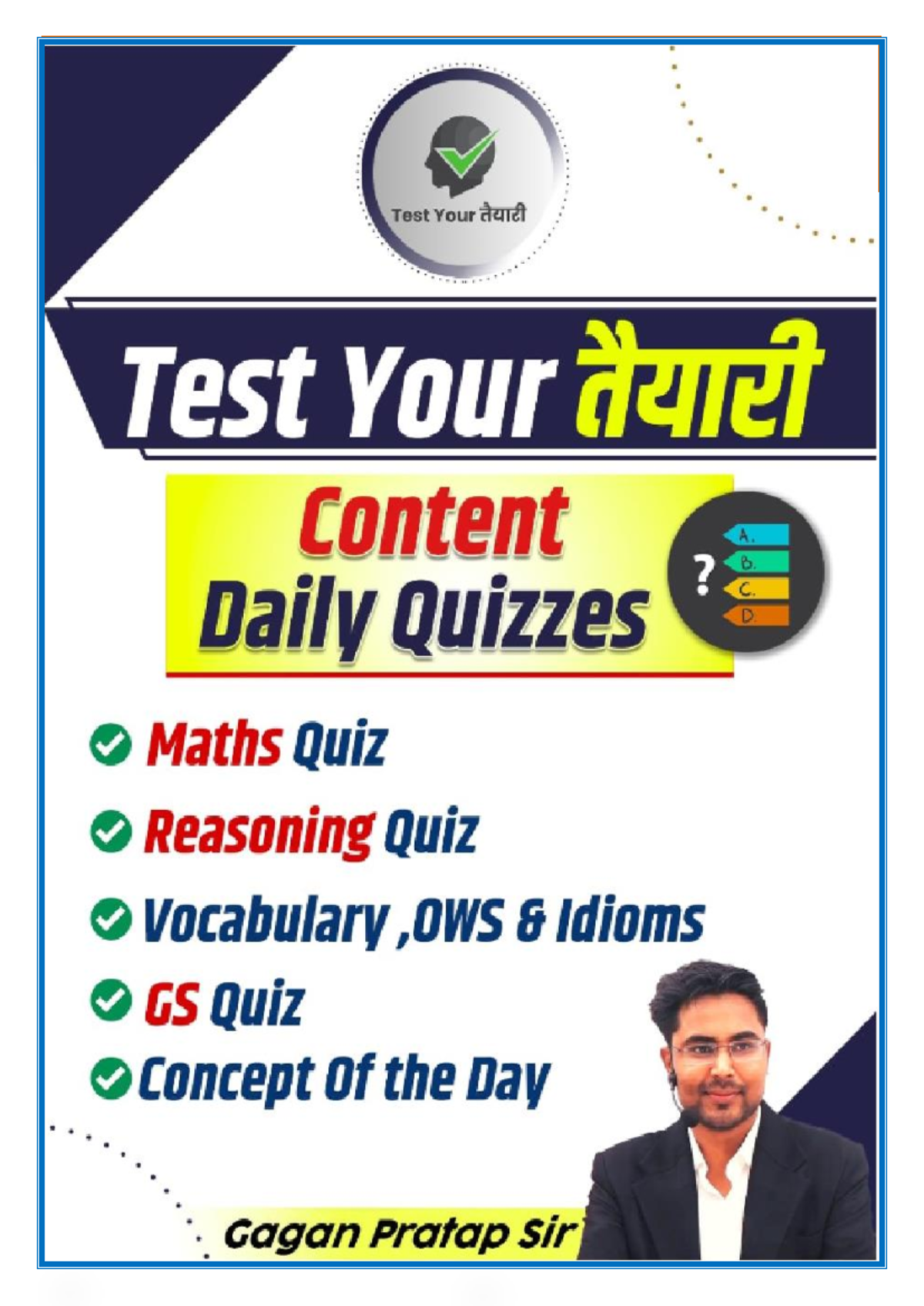 Daily Quizzes Series Day 1 ( 14 June 2024 ) - ####### DATE: 14/06 ...