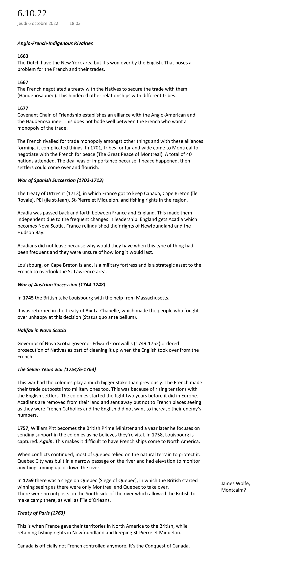 5. Pre-Conquest to The Siege of Quebec - Anglo-French-Indigenous ...