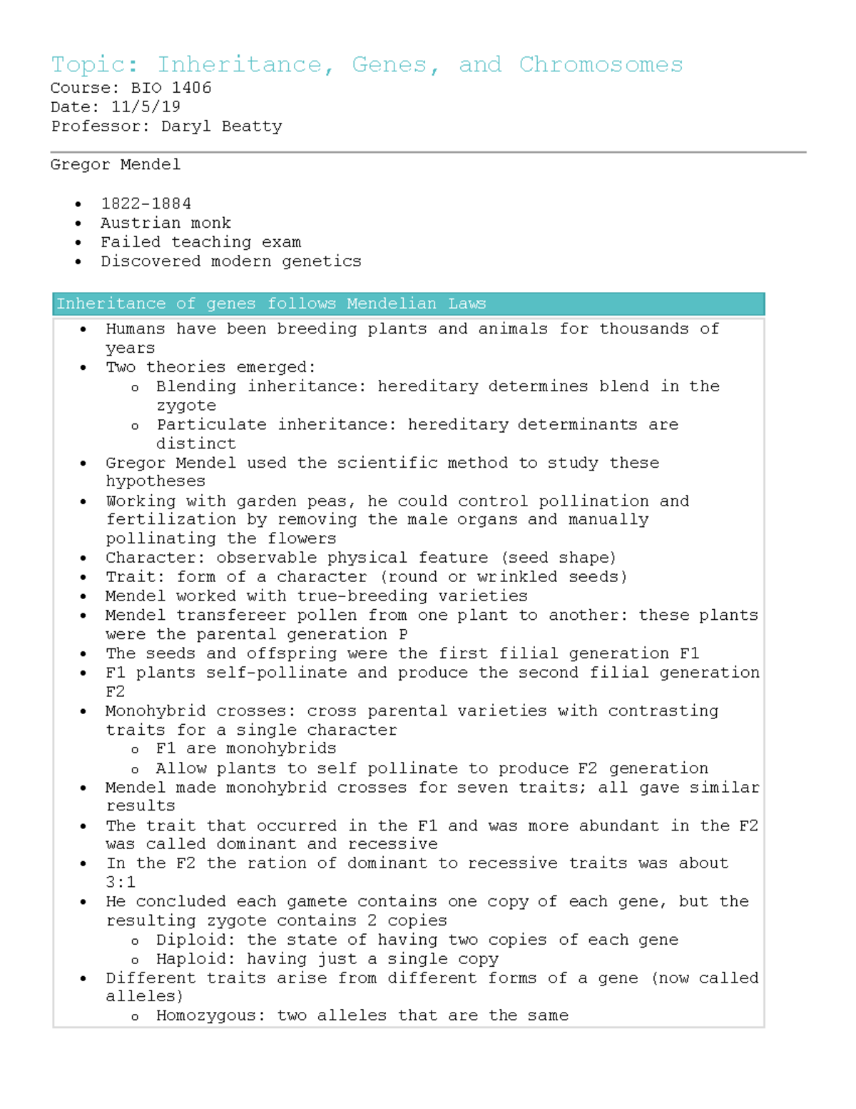 Chapter 12 - Warning: TT: undefined function: 32 Topic: Inheritance, Genes, and Chromosomes ...