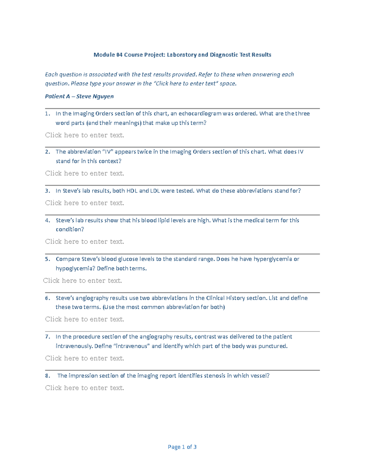 Mod04 Course Project Questions 091120 - Module 04 Course Project ...