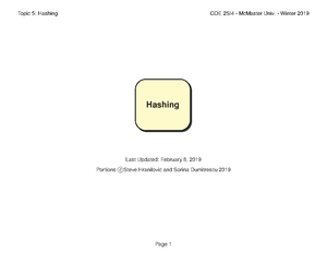 Topic 1 - Algorithm Analysis - Algorithm Analysis Last Updated: January 4, 2019 PortionscSteve ...