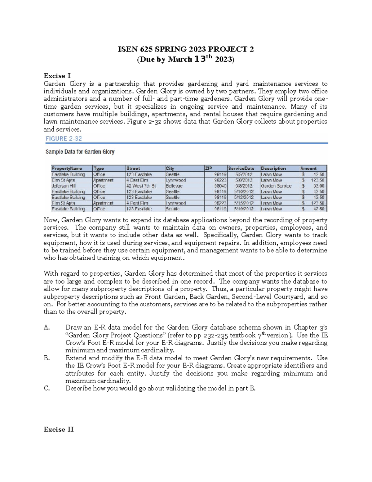 ISEN 625 Spring 2023 Project 2 - ISEN 625 SPRING 2023 PROJECT 2 (Due by March 13 th 2023) Excise ...