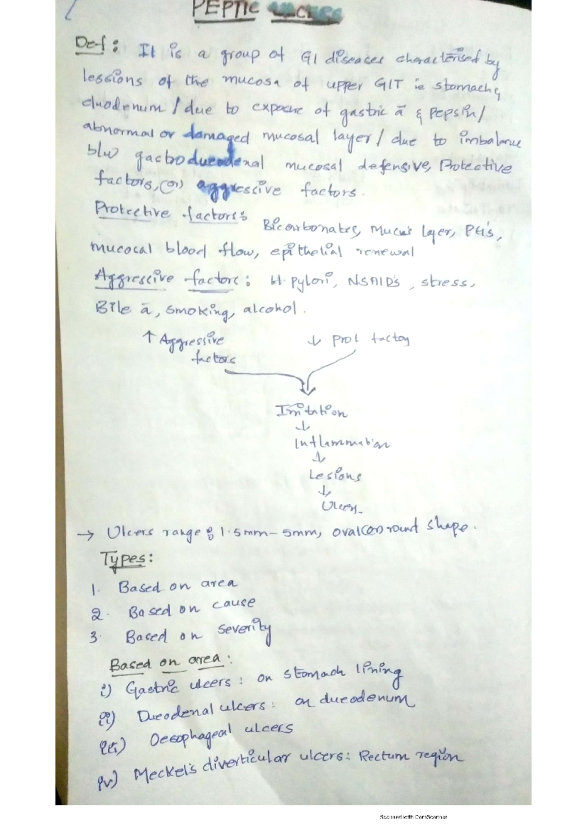 Peptic ulcers and gerd - it gives a brief information - EX 253 - Studocu